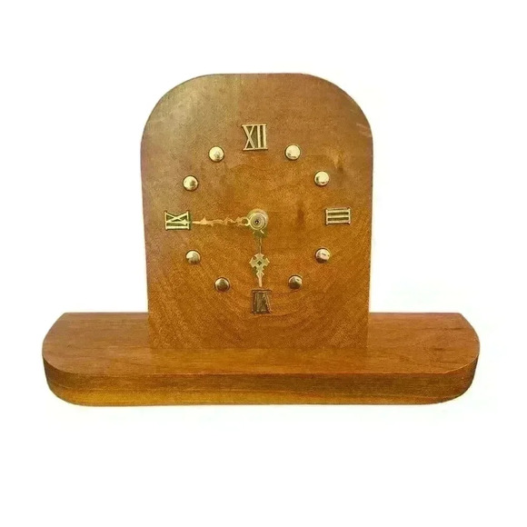 Vintage Desk Clock | Accents | Vintage Desk Clock Mantel Clock Real ...